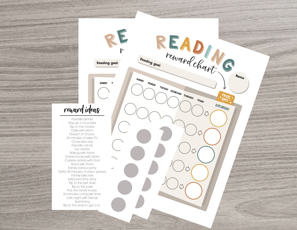 Reading Scratch Off Reward Charts | 2 Pack – scratchawayshop.com